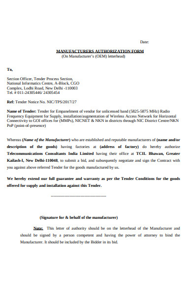 FREE 53+ Authorization Forms in PDF | MS Word | Excel