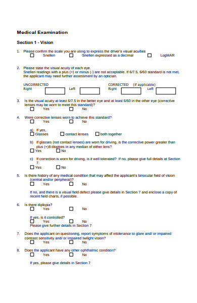 FREE 50+ Medical Forms in PDF | XLS