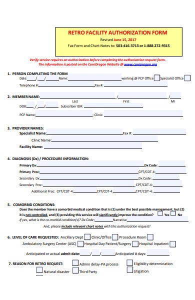 FREE 50+ Facility Forms in PDF | MS Word