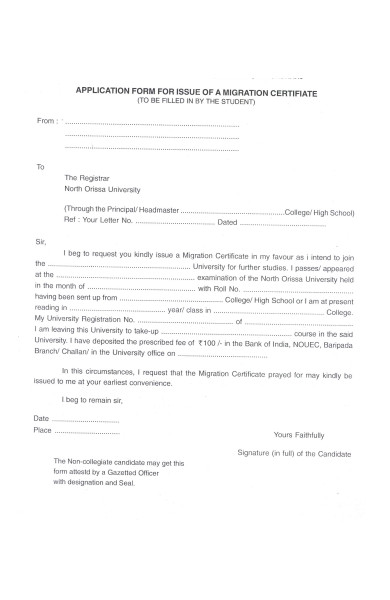 FREE 35+ Migration Form Samples, PDF, MS Word, Google Docs, Excel