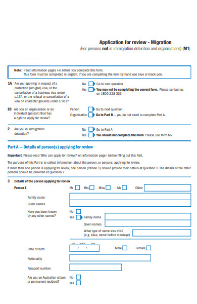 FREE 35+ Migration Form Samples, PDF, MS Word, Google Docs, Excel