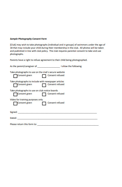 FREE 31+ Photography Forms in PDF | Ms Word