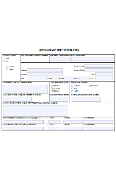 FREE 42+ Maintenance Forms in PDF | MS Word | XLS