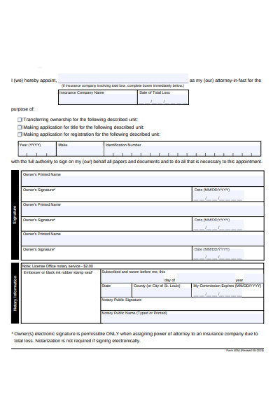 FREE 50+ Attorney Forms in PDF | MS Word