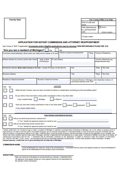 FREE 22+ Notary Forms in PDF | MS Word