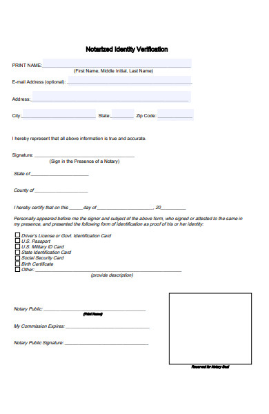 FREE 22+ Notary Forms in PDF | MS Word