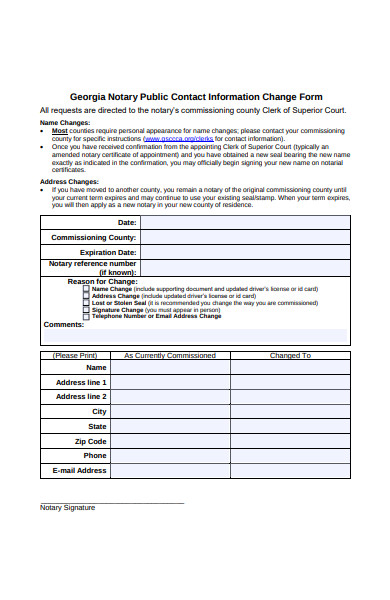 FREE 22+ Notary Forms in PDF | MS Word