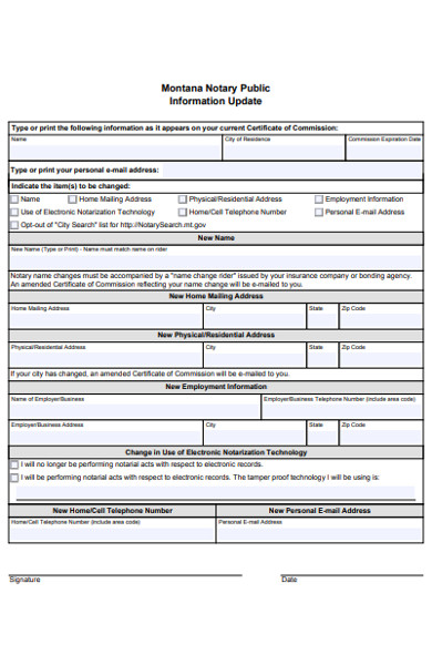 FREE 22+ Notary Forms in PDF | MS Word