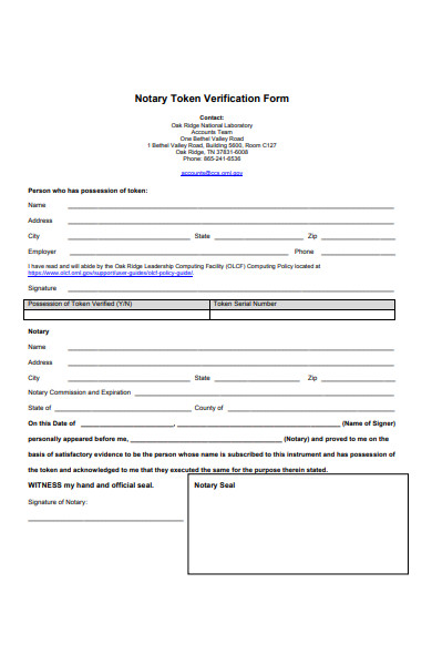 FREE 22+ Notary Forms in PDF | MS Word
