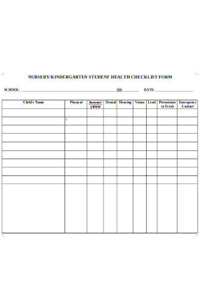 FREE 34+ Nursery Form Samples, PDF, MS Word, Google Docs