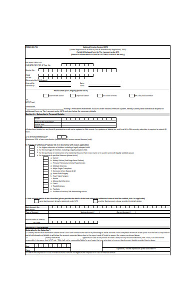 FREE 35+ Withdrawal Form Samples, PDF, MS Word, Google Docs, Excel