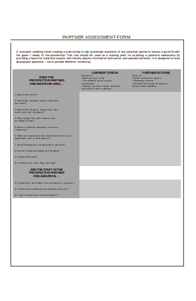 FREE 36+ Partnership Forms in PDF | MS Word