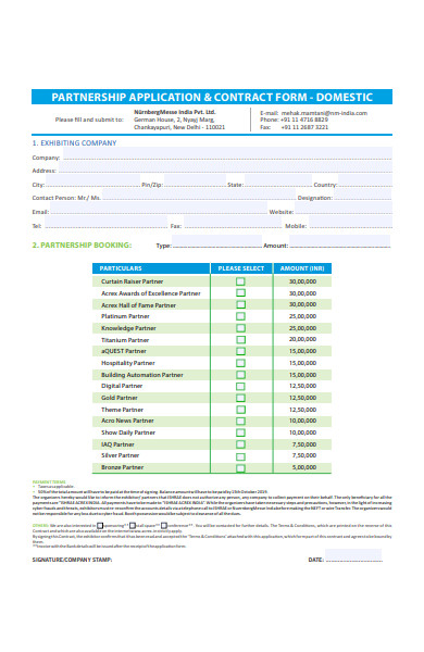FREE 36+ Partnership Forms in PDF | MS Word