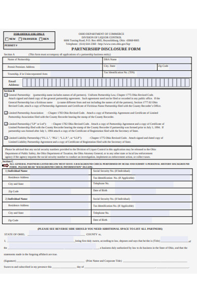 FREE 36+ Partnership Forms in PDF | MS Word