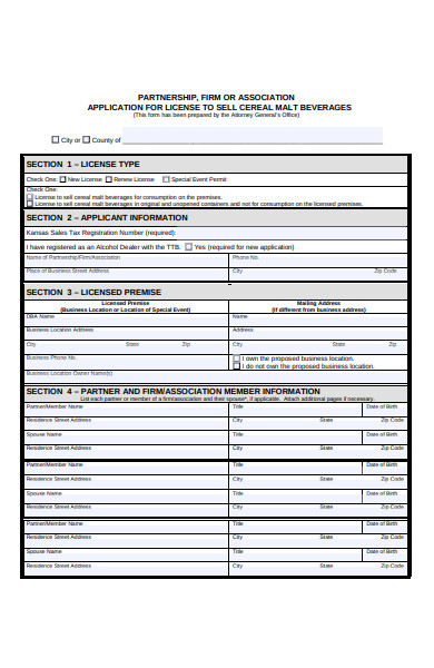 FREE 36+ Partnership Forms in PDF | MS Word