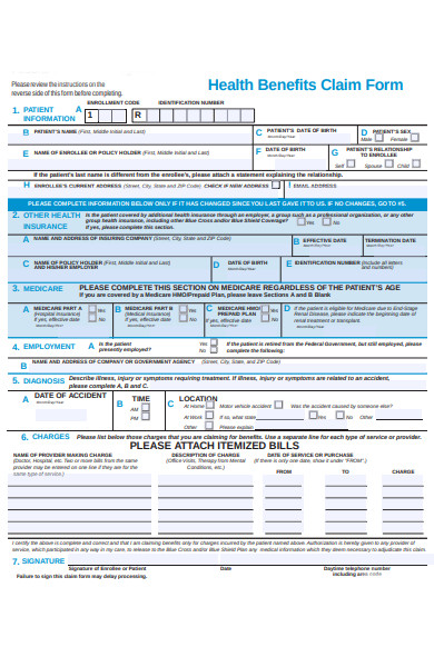 FREE 52+ Claim Forms in PDF | MS Word | Excel