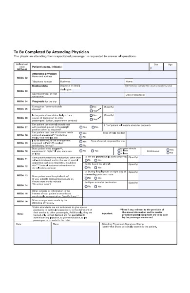 FREE 50+ Medical Forms in PDF | XLS