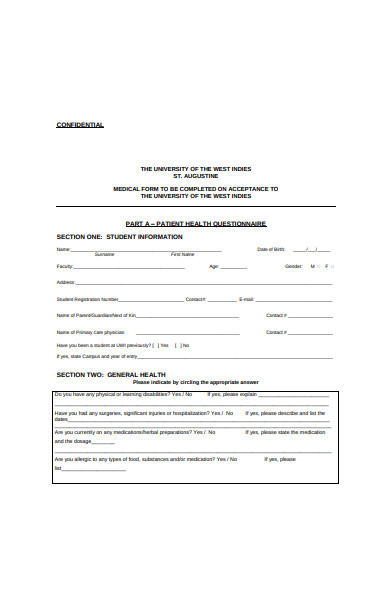 FREE 50+ Medical Forms in PDF | XLS