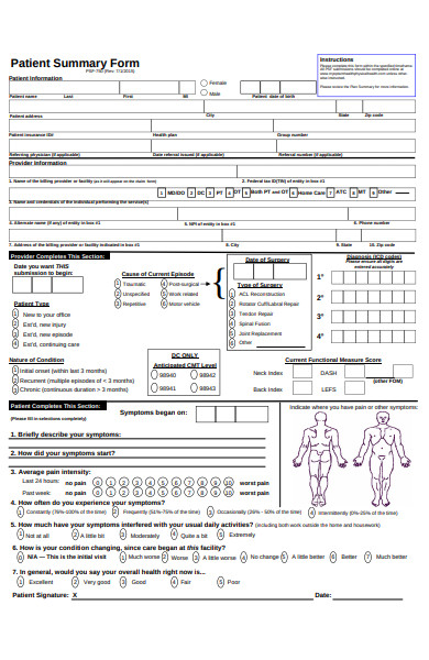 FREE 51+ Patient Forms in PDF | MS Word | Excel