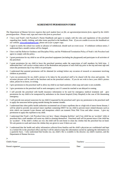 FREE 34+ Permission Forms in PDF | MS Word