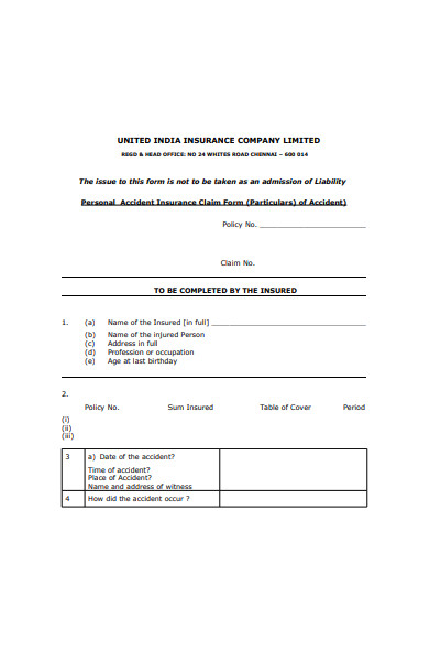 FREE 32+ Accident Forms in PDF | MS Word | XLS