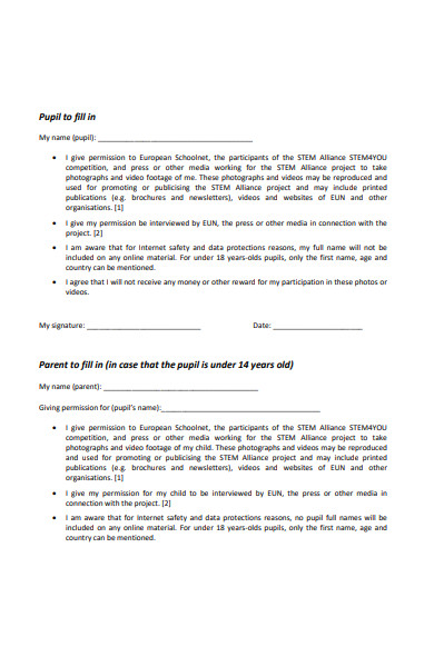 FREE 34+ Permission Forms in PDF | MS Word