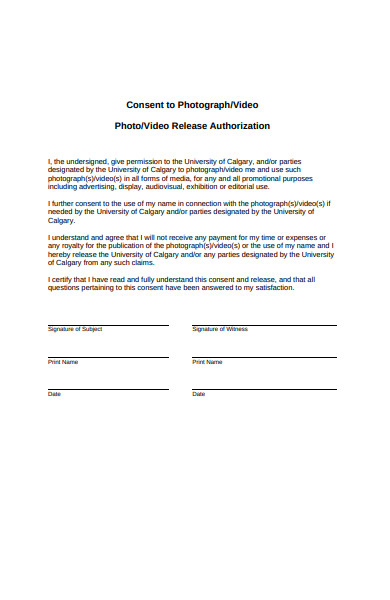 FREE 31+ Photography Forms in PDF | Ms Word