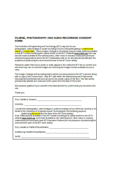 FREE 31+ Photography Forms in PDF | Ms Word