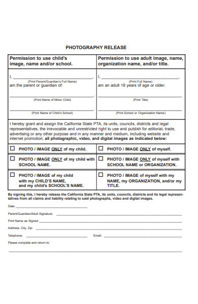 FREE 31+ Photography Forms in PDF | Ms Word