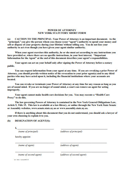 FREE 50+ Attorney Forms in PDF | MS Word
