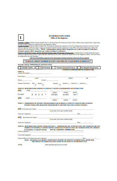 FREE 53+ Authorization Forms in PDF | MS Word | Excel