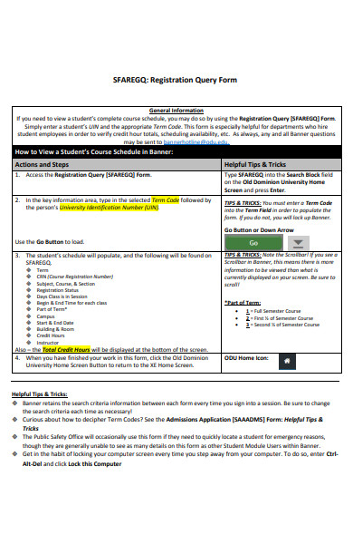 FREE 50+ Sample Query Forms in PDF | MS Word
