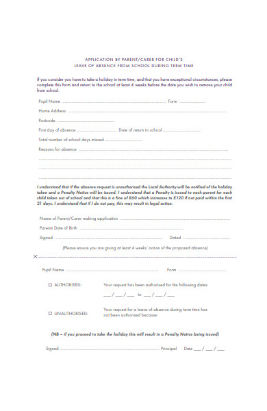 FREE 32+ Holiday Forms in PDF | MS Word