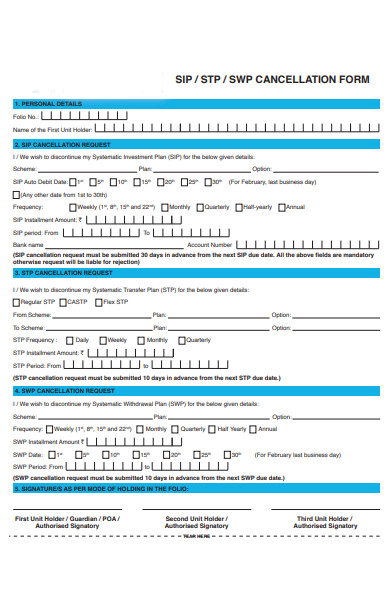 FREE 51+ Cancellation Forms in PDF | MS Word