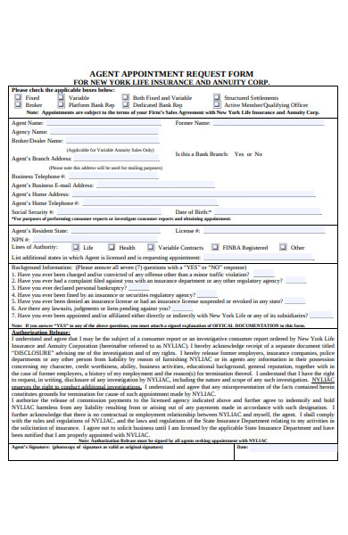 FREE 52+ Appointment Request Forms in PDF | MS Word | XLS