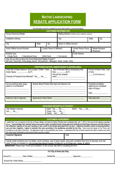 FREE 19+ Landscaping Forms in PDF | MS Word