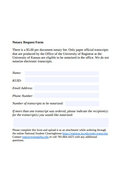 FREE 22+ Notary Forms in PDF | MS Word