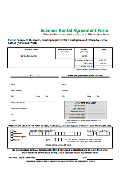 FREE 21+ Lease and Rental Forms in PDF
