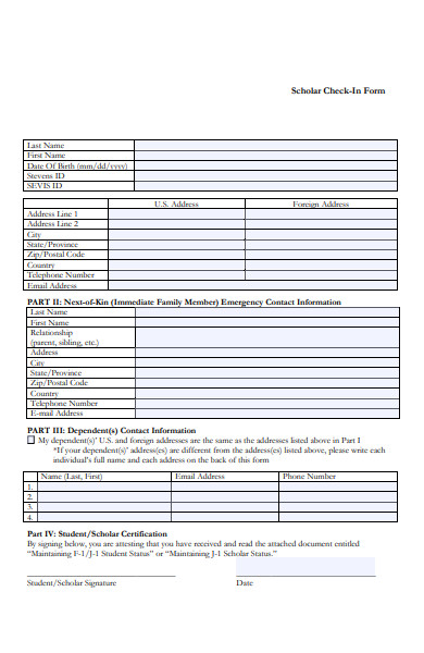 FREE 50+ Check-In Forms in PDF | MS Word