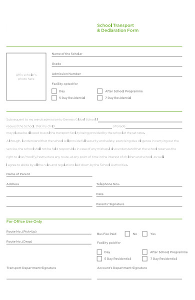 FREE 56+ School Form Samples, PDF, MS Word, Google Docs, Excel