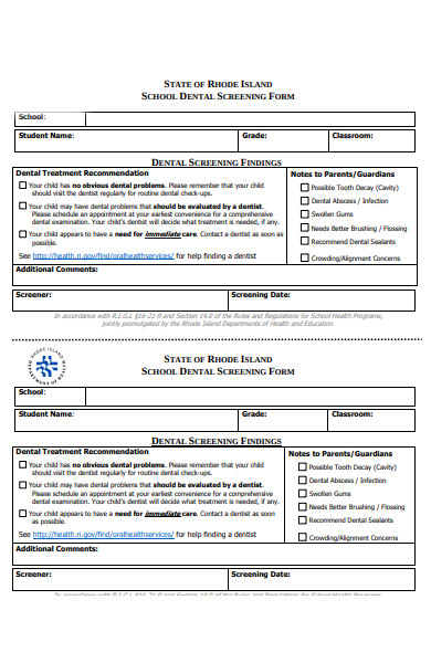 FREE 56+ School Form Samples, PDF, MS Word, Google Docs, Excel