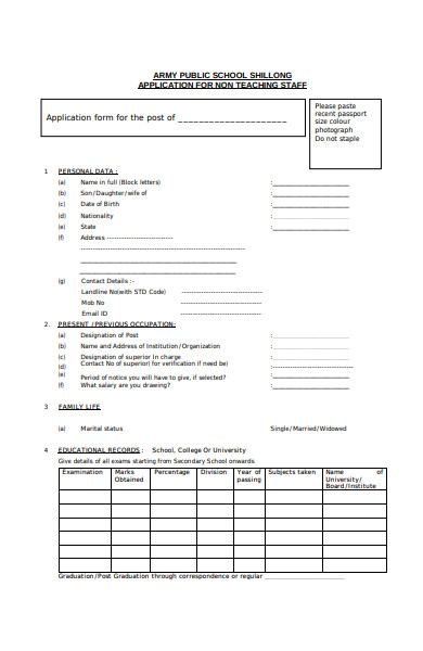 FREE 56+ School Form Samples, PDF, MS Word, Google Docs, Excel
