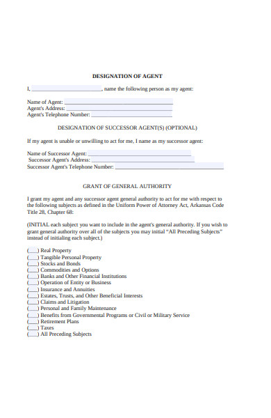 FREE 50+ Attorney Forms in PDF | MS Word