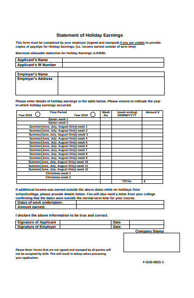 FREE 32+ Holiday Forms in PDF | MS Word