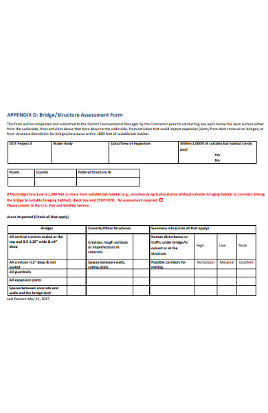FREE 52+ Best Assessment Forms in PDF | MS Word | Excel