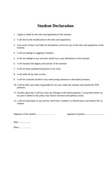 FREE 39+ Student Registration Form Samples, PDF, MS Word, Google Docs ...