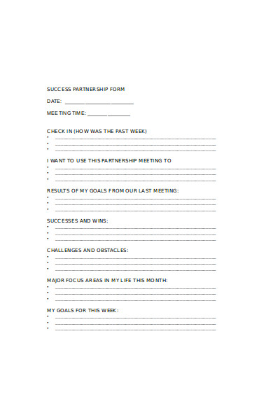 FREE 36+ Partnership Forms in PDF | MS Word