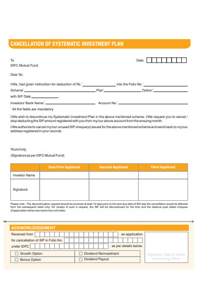 FREE 51+ Cancellation Forms in PDF | MS Word
