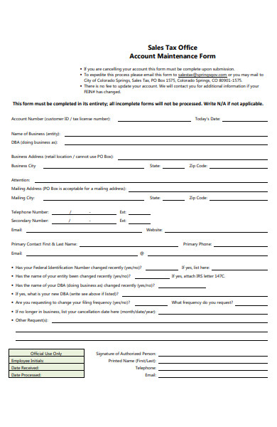 FREE 42+ Maintenance Forms in PDF | MS Word | XLS