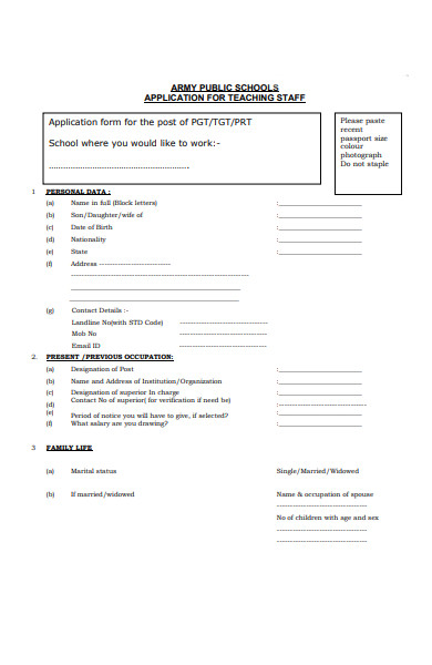 FREE 56+ School Form Samples, PDF, MS Word, Google Docs, Excel